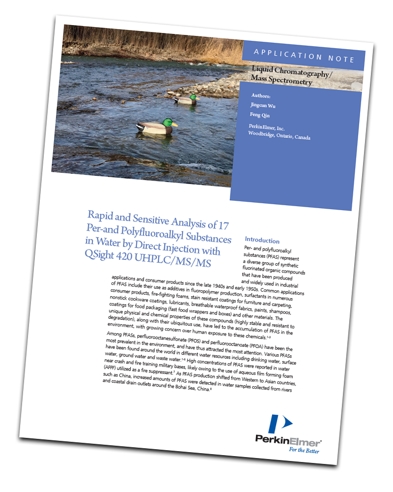 Rapid and Sensitive Analysis of 17 Per-and Polyfluoroalkyl Substances in Water by Direct ...